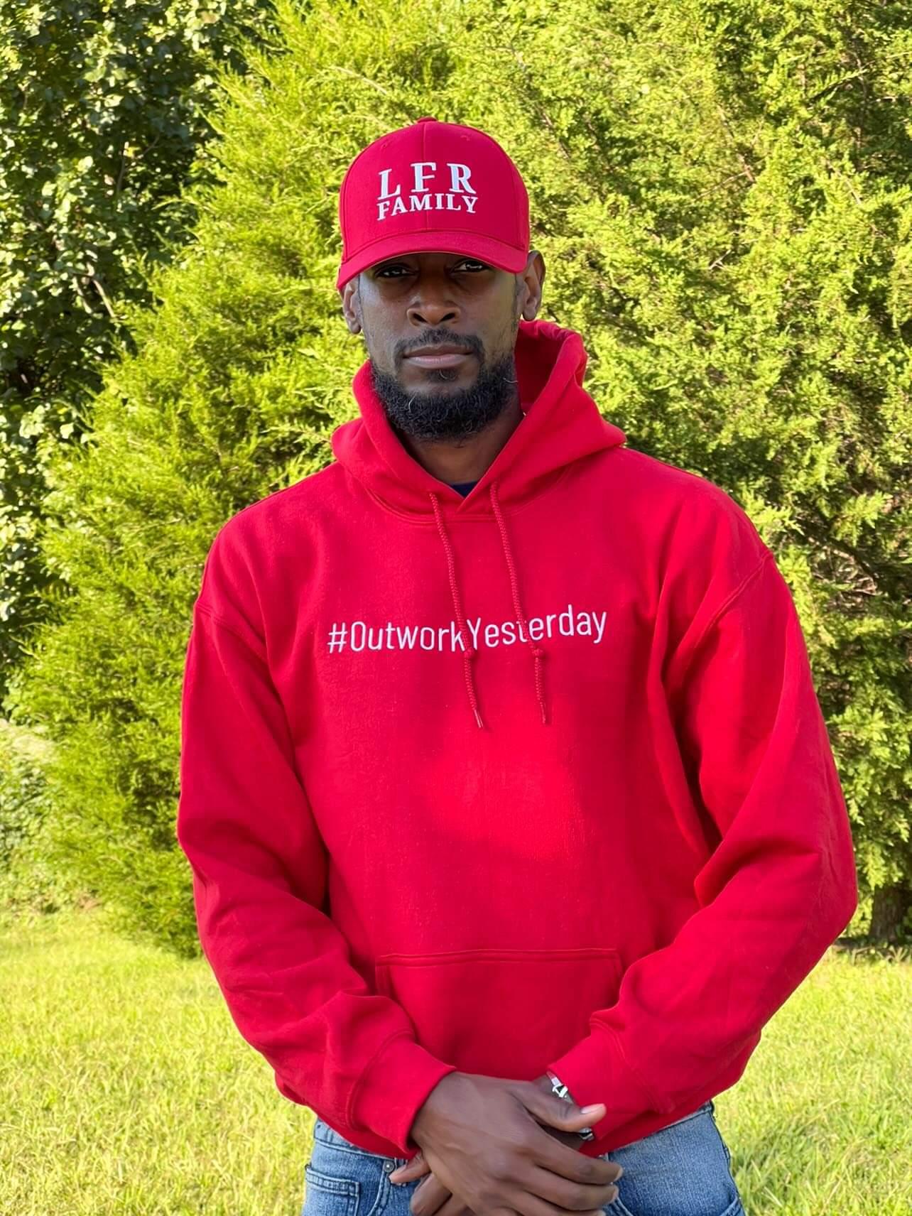 #OutworkYesterday Hoodie (Unisex) – HatsForSale.com
