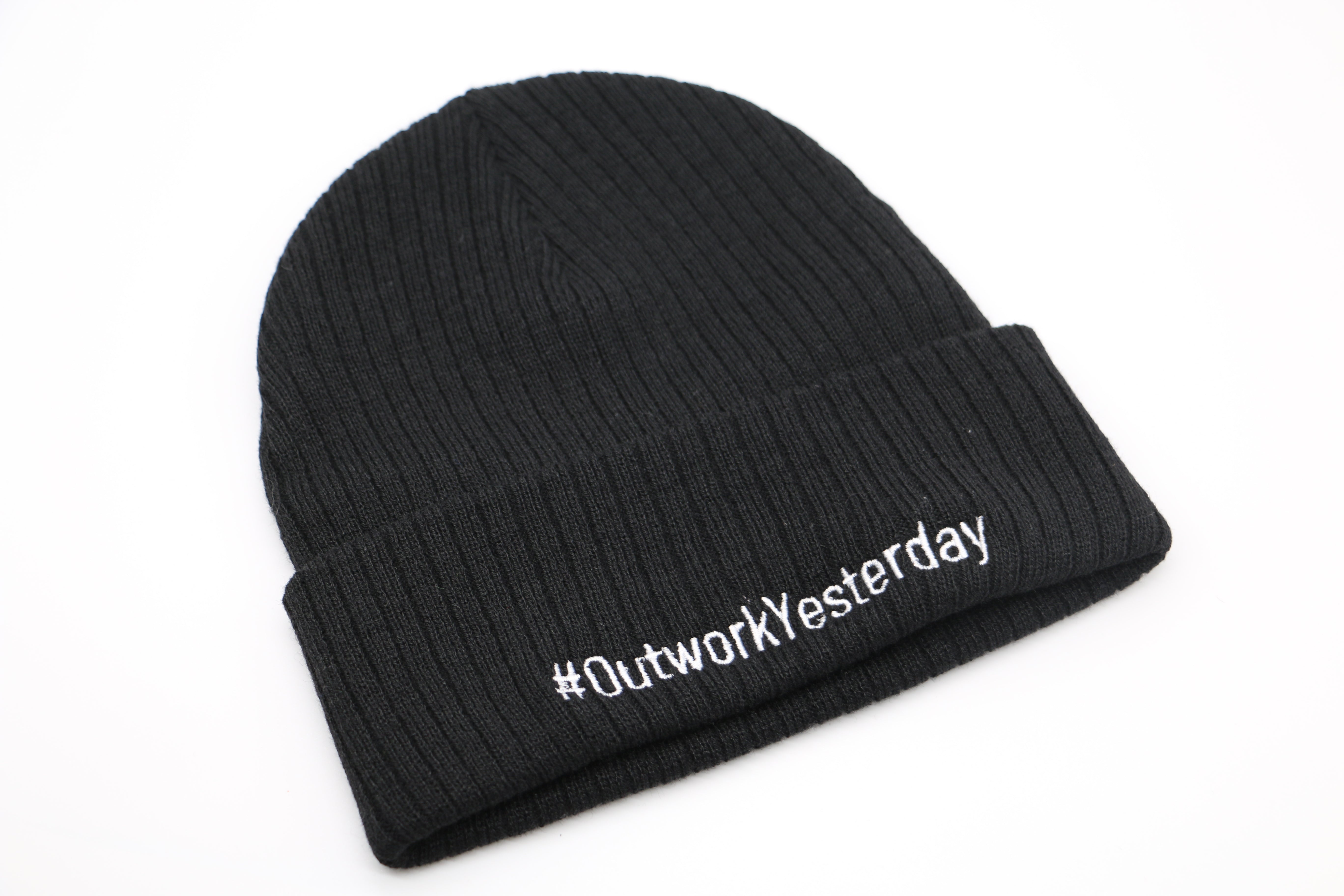 #OutworkYesterday Beanie – HatsForSale.com